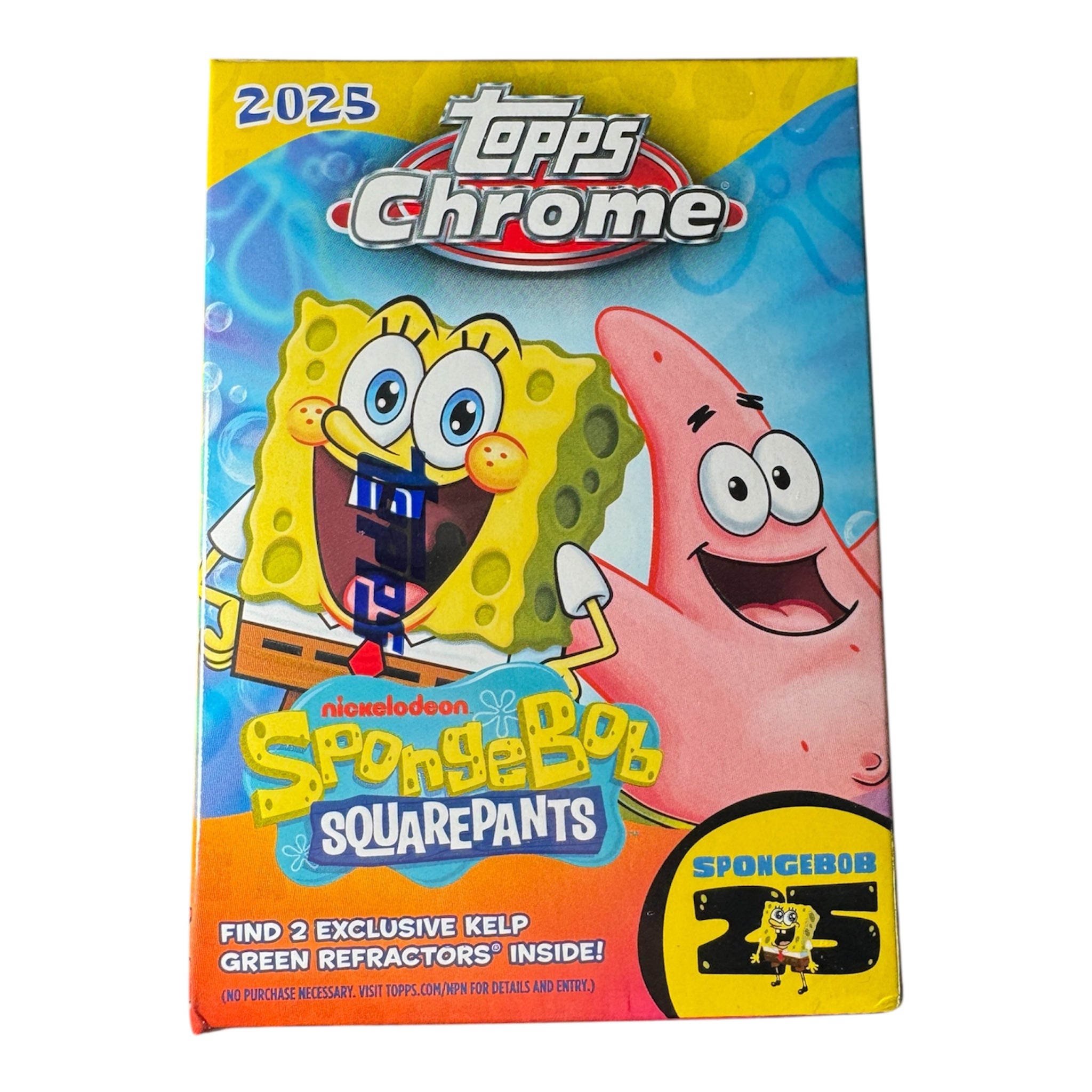 2025 Topps Chrome Spongebob 25th Anniversary - Value Box – Oscar Sport ...